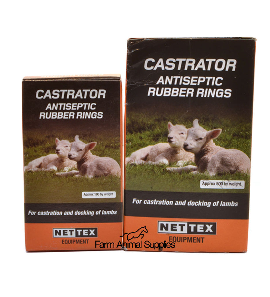Nettex Castration Rings - 100s | Lambs | Castration | Tailing | – Farm ...