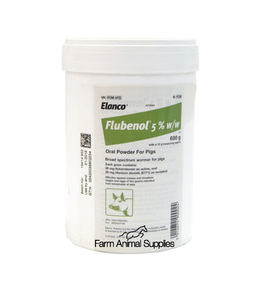 Flubenol 600g | Pig Wormer | Roundworm | Lungworm | Threadworm | – Farm ...