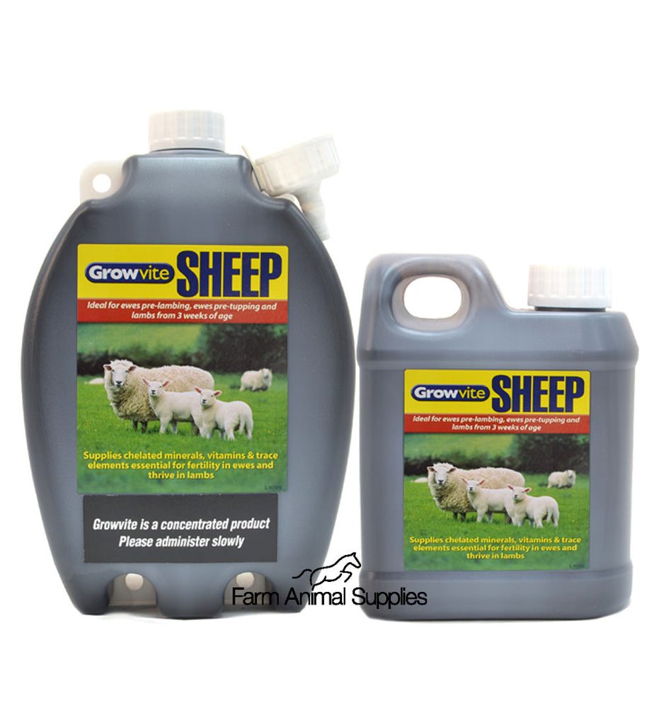 Growvite for Sheep 1L | Vitamin and trace element drench | Improve ...