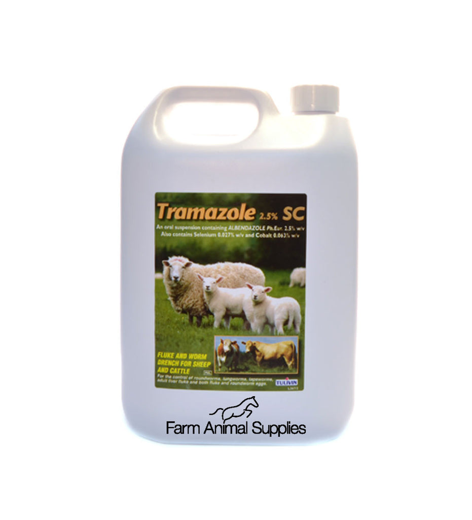 Tramazole 2.5% - 2.5L, 5L or 10L – Farm Animal Supplies